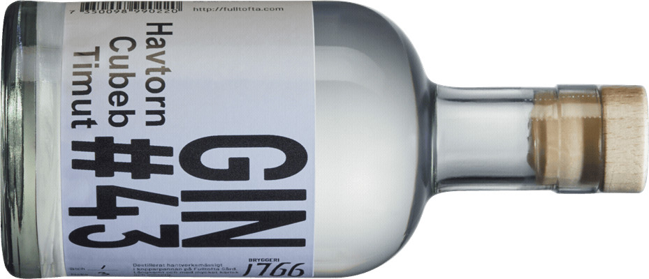 GIN #43 Bryggeri 1766, 500 cl, 377 kr - Cocktailguiden