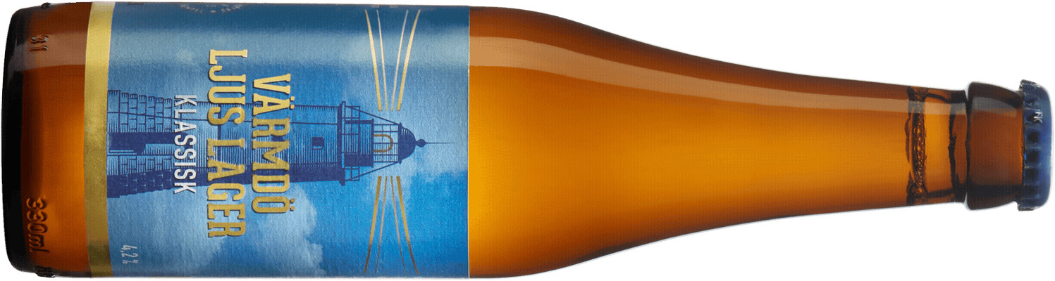 Värmdö Bryggeri Sandhamn Ljus Lager, 330 cl - Cocktailguiden