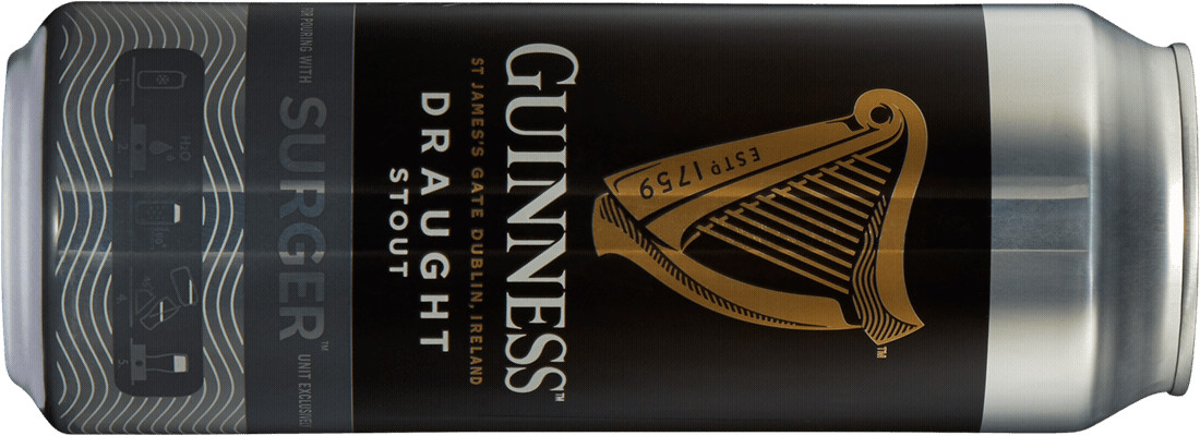 Guinness Draught Surger, 520 cl, 25.9 kr - Cocktailguiden