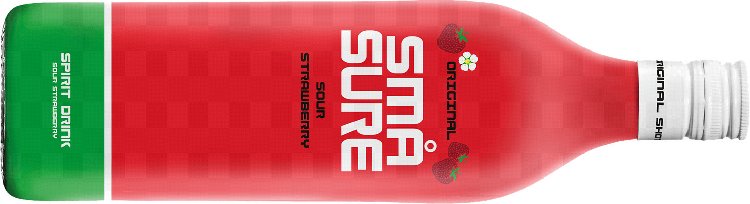 Små Sure Strawberry, 700 cl, 185 kr - Cocktailguiden
