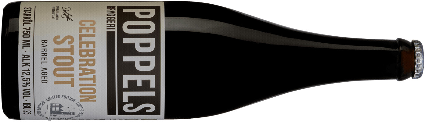 Poppels Celebration Stout, 750 cl, 195.8 kr - Cocktailguiden