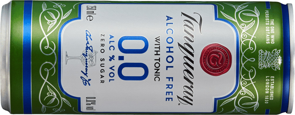 Tanqueray Tonic Zero Sugar Alcohol Free - Cocktailguiden